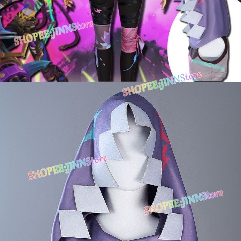 - JINN - League of Legends Arcane JINX Cosplay Costume Arcane Fractured ...