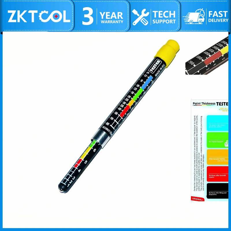 Paint Thickness Tester, Portable Paint Coating Tester with Magnetic Tip ...
