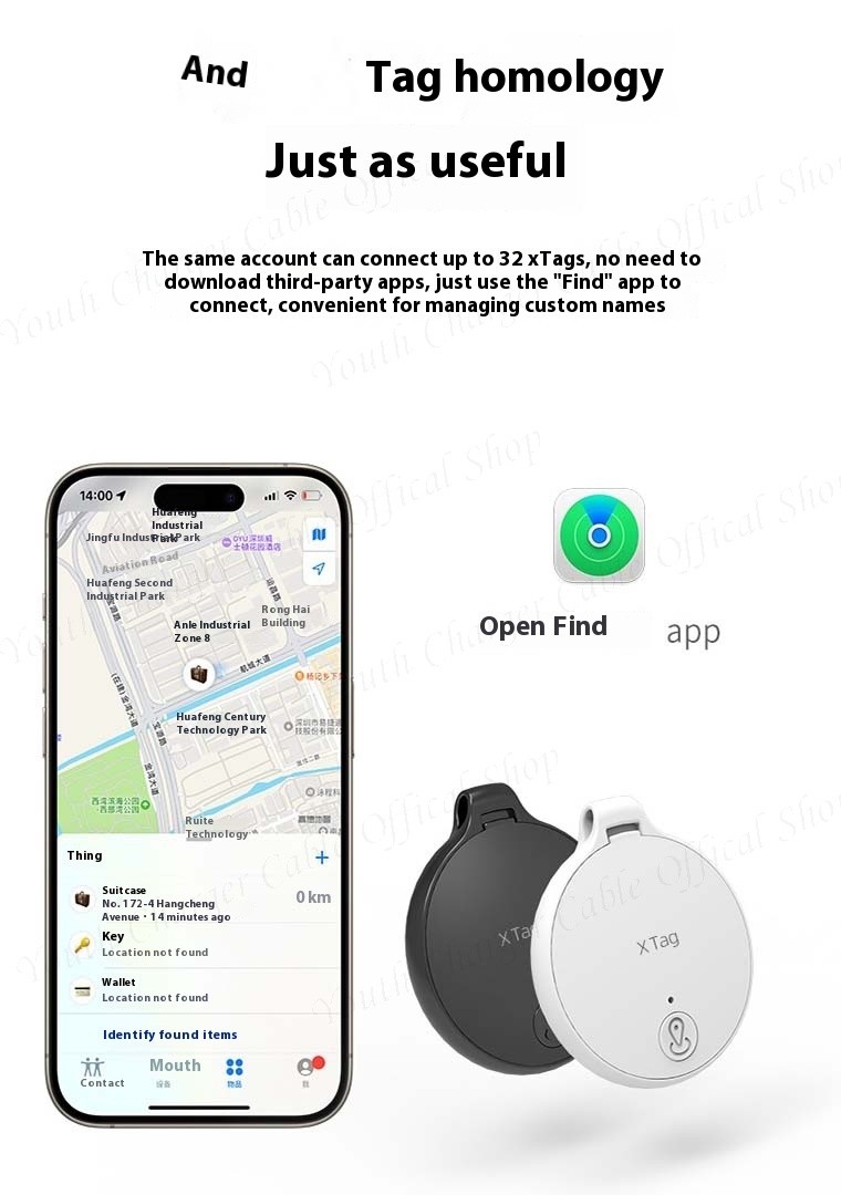 xtag Anti Loss Locator Elderly/Pets/Keys/Wallets Reminder Locator ...