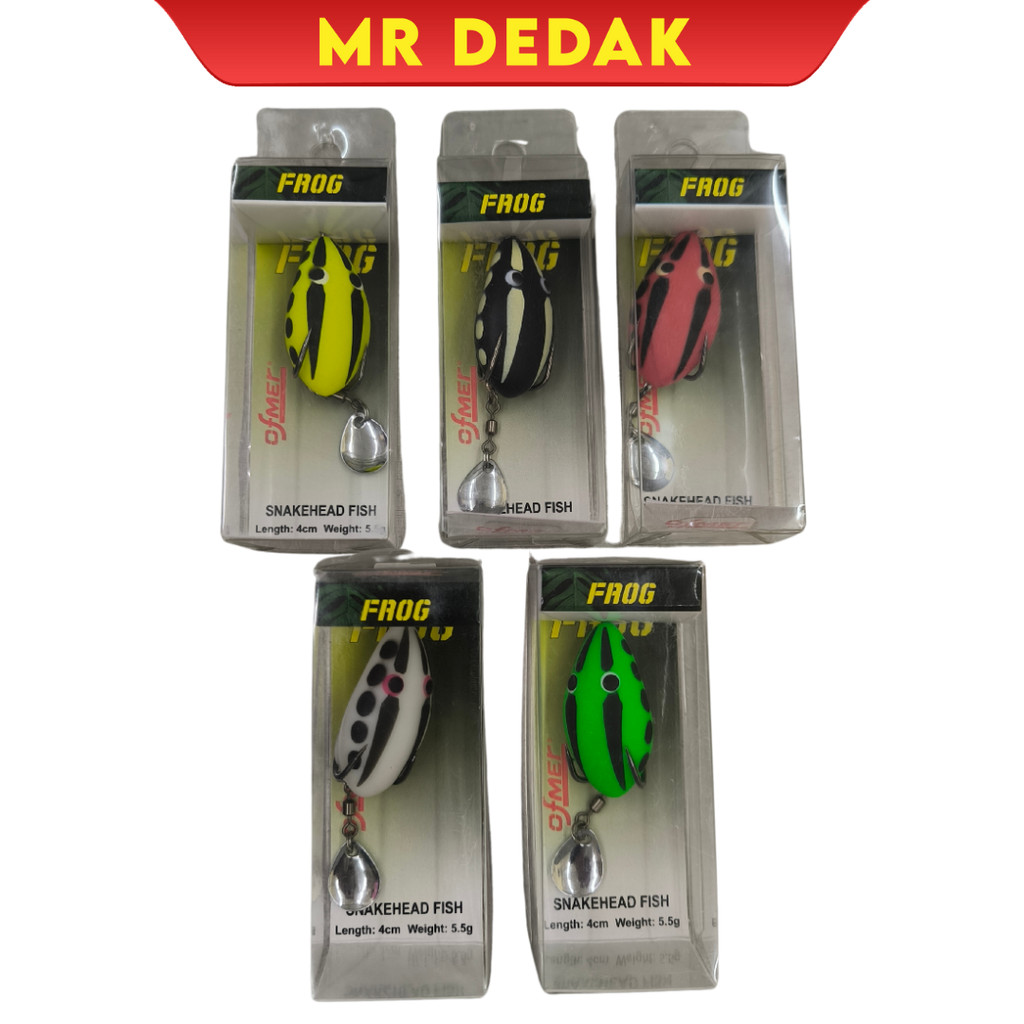 OFMER FROG LURE 5.5G | UMPAN KATAK TIPU | PANCING | LURE BAIT | WHITE ...