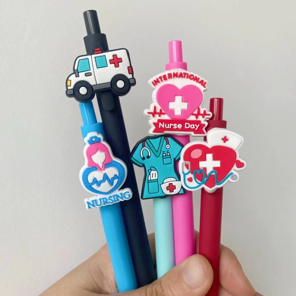 10-Pack Nurse Pens Funny Nursing Accessories Black Ink Ballpoint Set ...