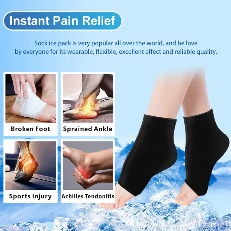 Reusable Ice Pack compression sleeve for injuries/hot and cold therapy ...