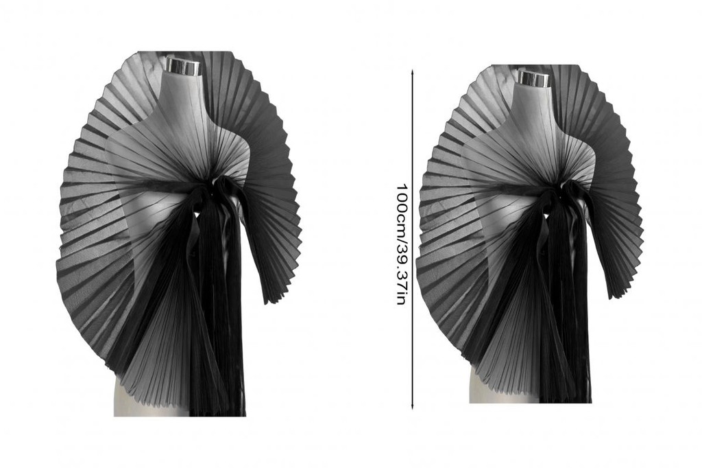 Pleated Mesh Fabric Pleated Mesh for Hats Elegant Lace Trims for ...