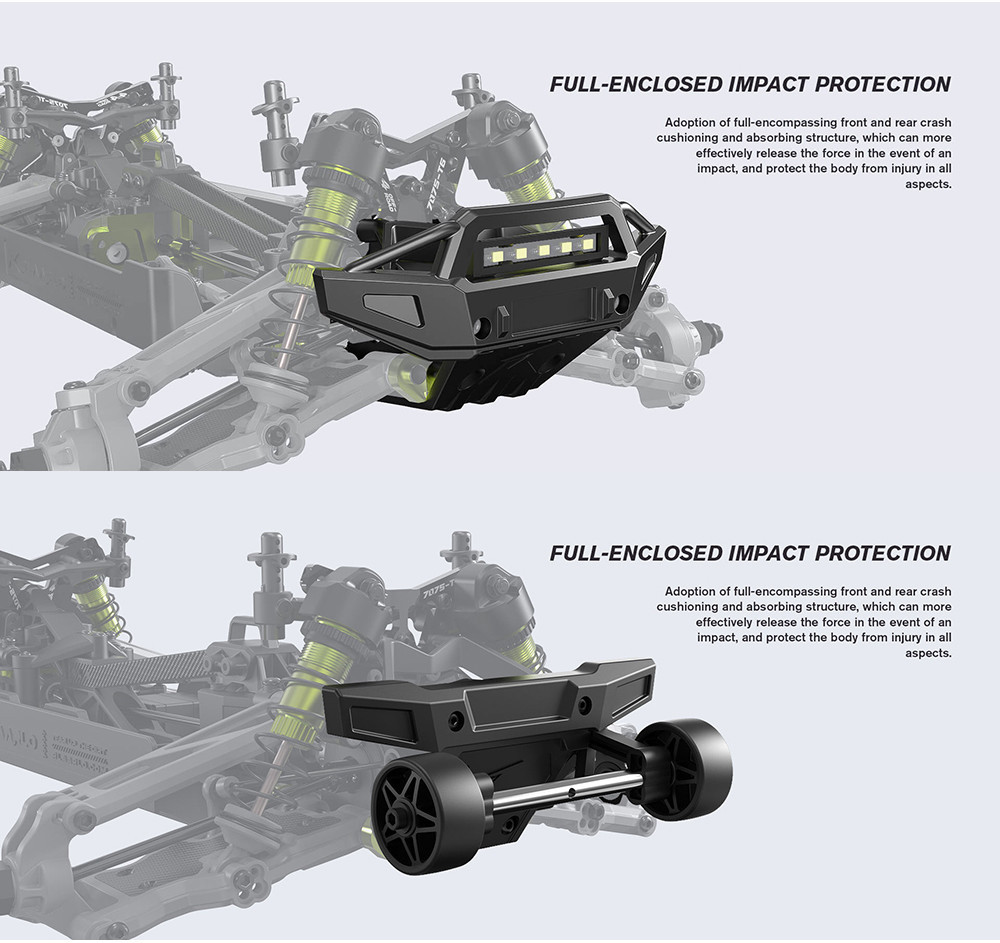 RLAARLO OMNI-TERMINATOR Brushless 4WD RTR 1/10 Scale Electric Remote ...
