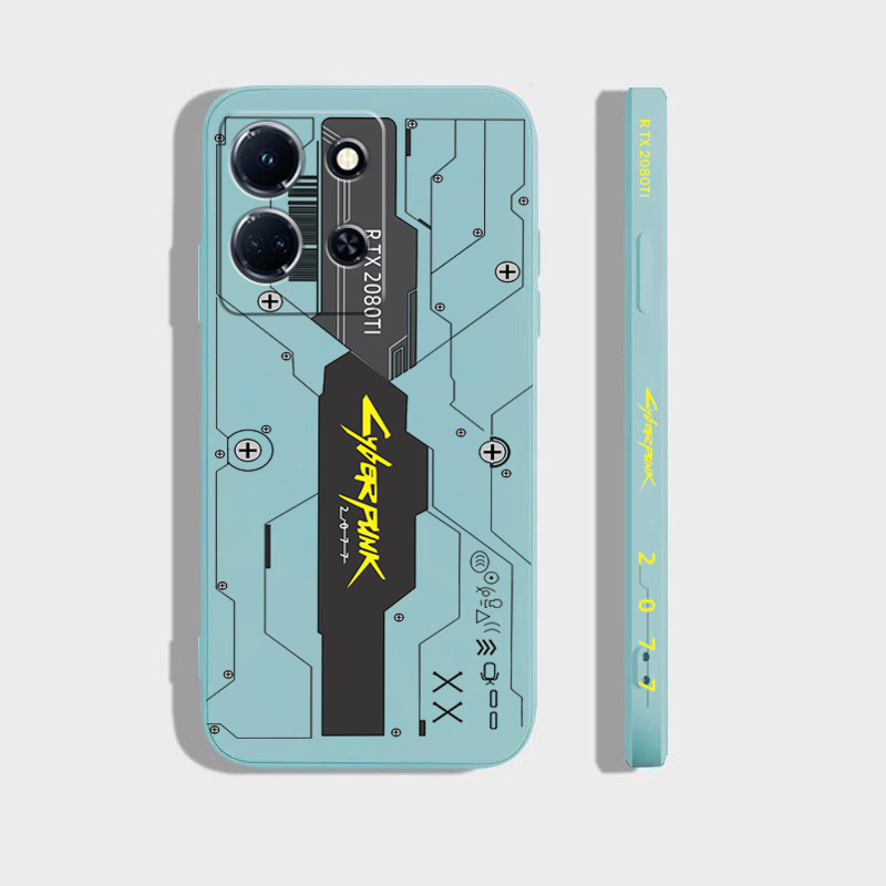 Infinix Note 30 40 Pro Case Casing Cyber Liquid Punk Silicone Soft Case ...