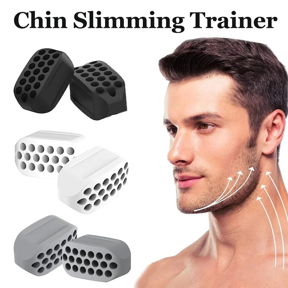 Silicone Jaw Exerciser, Masseter Muscle Trainer, Face Lift Ball, Double ...