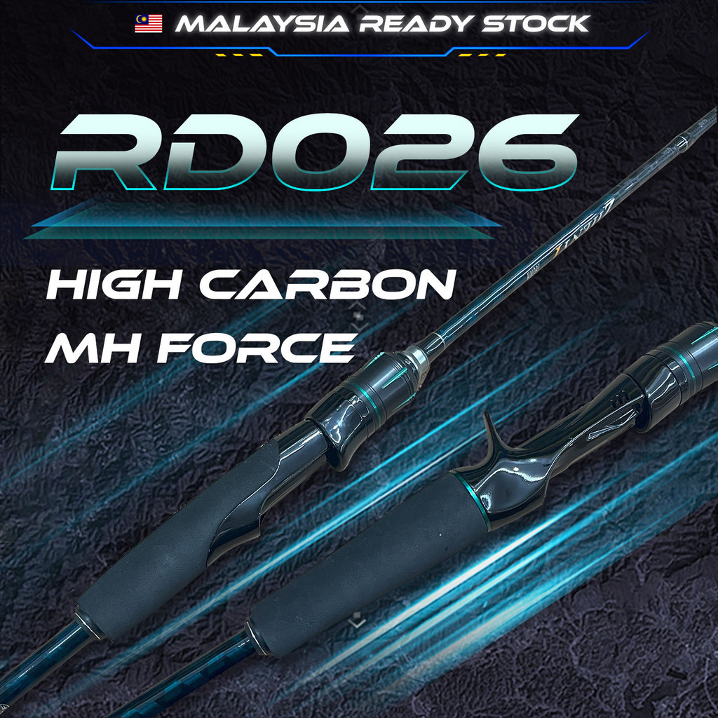【MR.T】 RD026 Light Weight Fishing Rod Joran Pancing BaitCasting ...