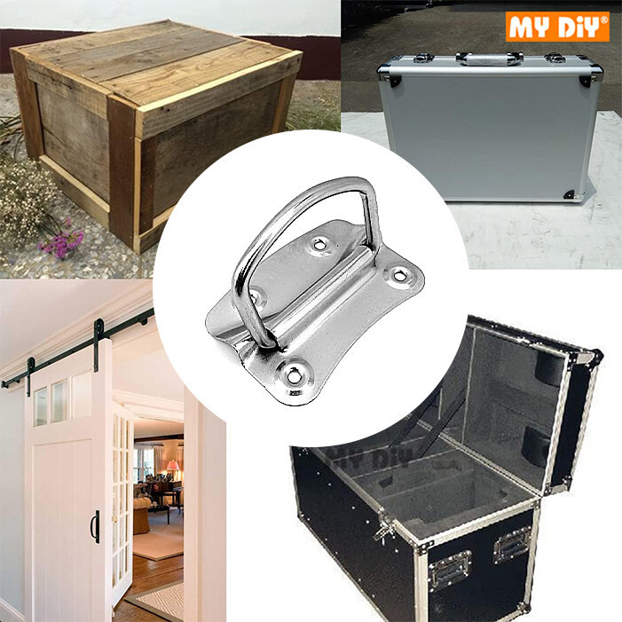 MYDIYHOMEDEPOT - STAINLESS STEEL METAL FOLDING HANDLE RUBBER GRIP ...