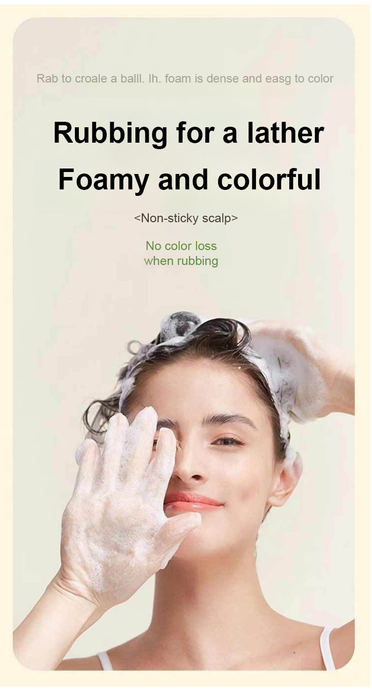 0 Ammonia Plant Extract Gentle Formula Petal Hair Color Lotion/Plant ...