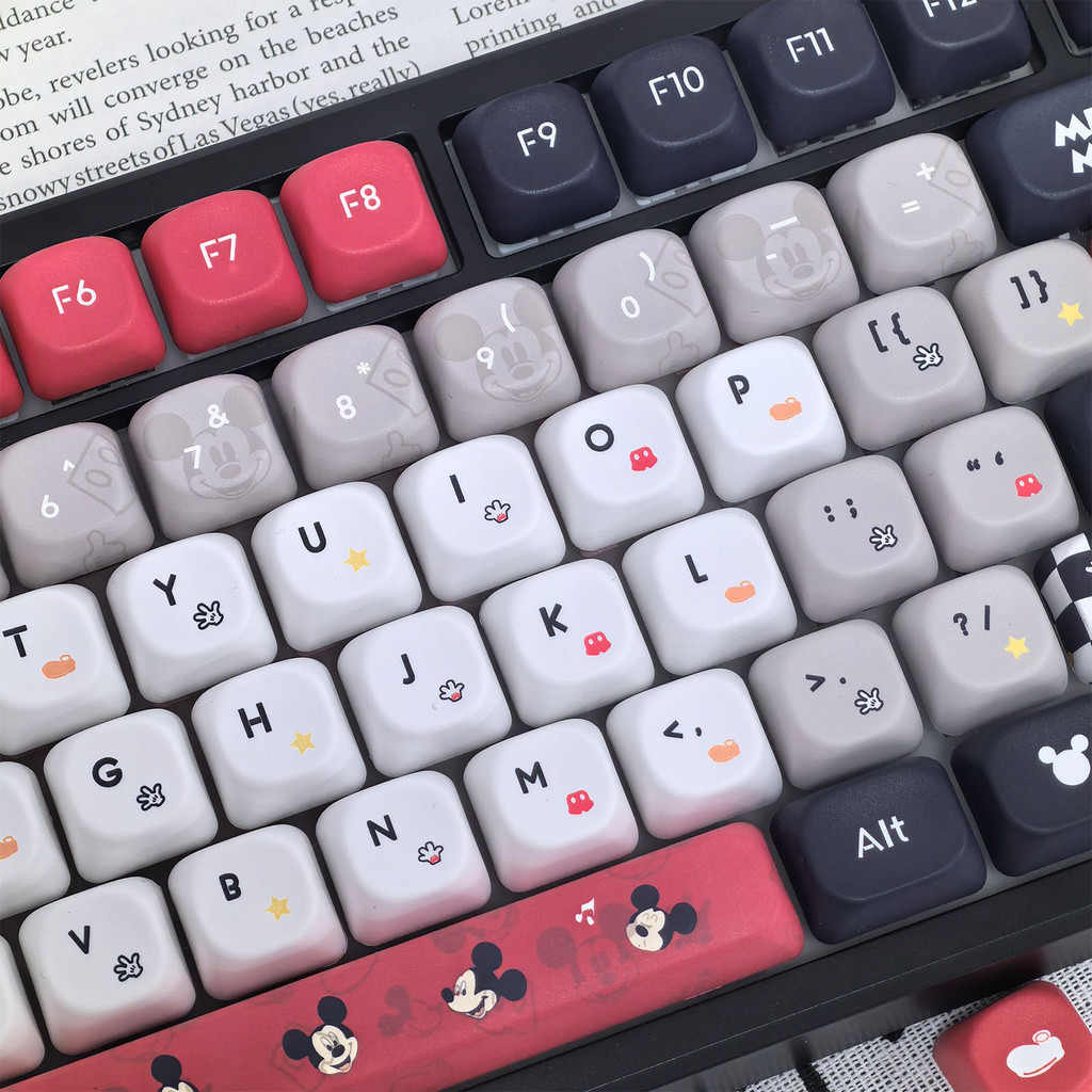 Disney Mickey Original Keycap MOA Profile PBT Five-sided Sublimation ...