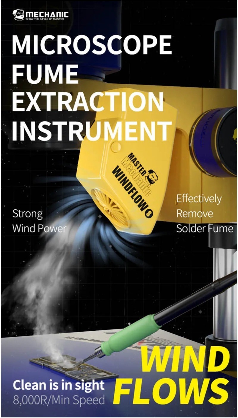 MECHANIC WindFlowS Fume Extraction Instrument for Microscope ...