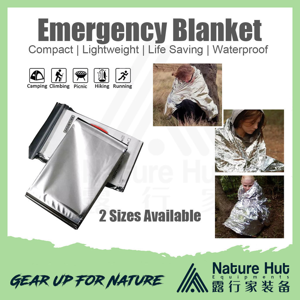 Emergency Blanket Rescue Thermal Reflective Outdoor Survival Kit Set ...