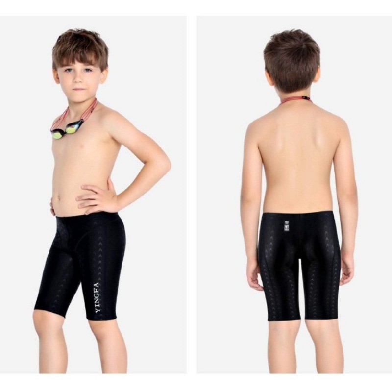 FINA Approved Jammer YINGFA Boys Sharkskin Racing Swimsuit Teen ...