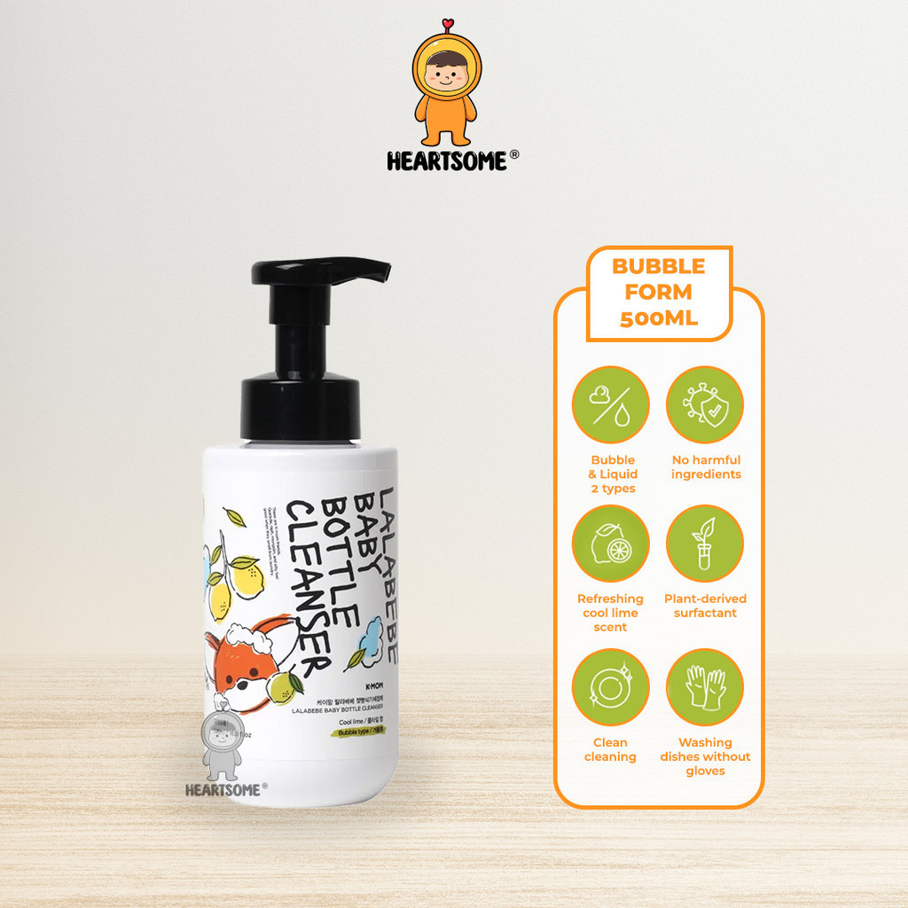 K-MOM LALABEBE Baby Bottle Cleanser [Bubble Form] [500ML][KMOM/MOTHER-K ...