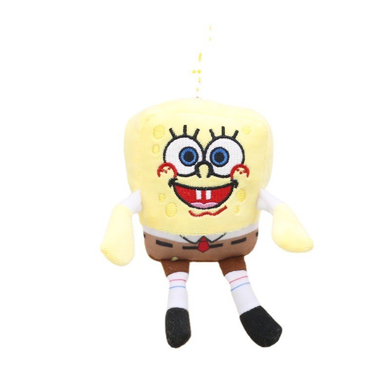 Cute Spongebob Keychain Plush Toy Adorable Patrick Star Soft Stuffed 4 ...