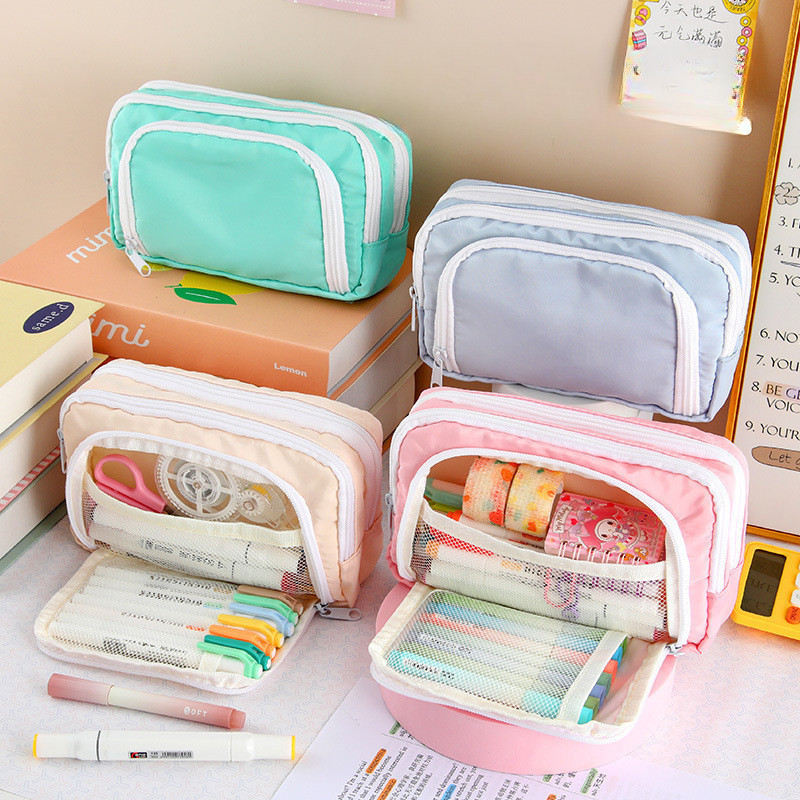 SPRUNKI's new macaron color cartoon printing student pencil case with ...