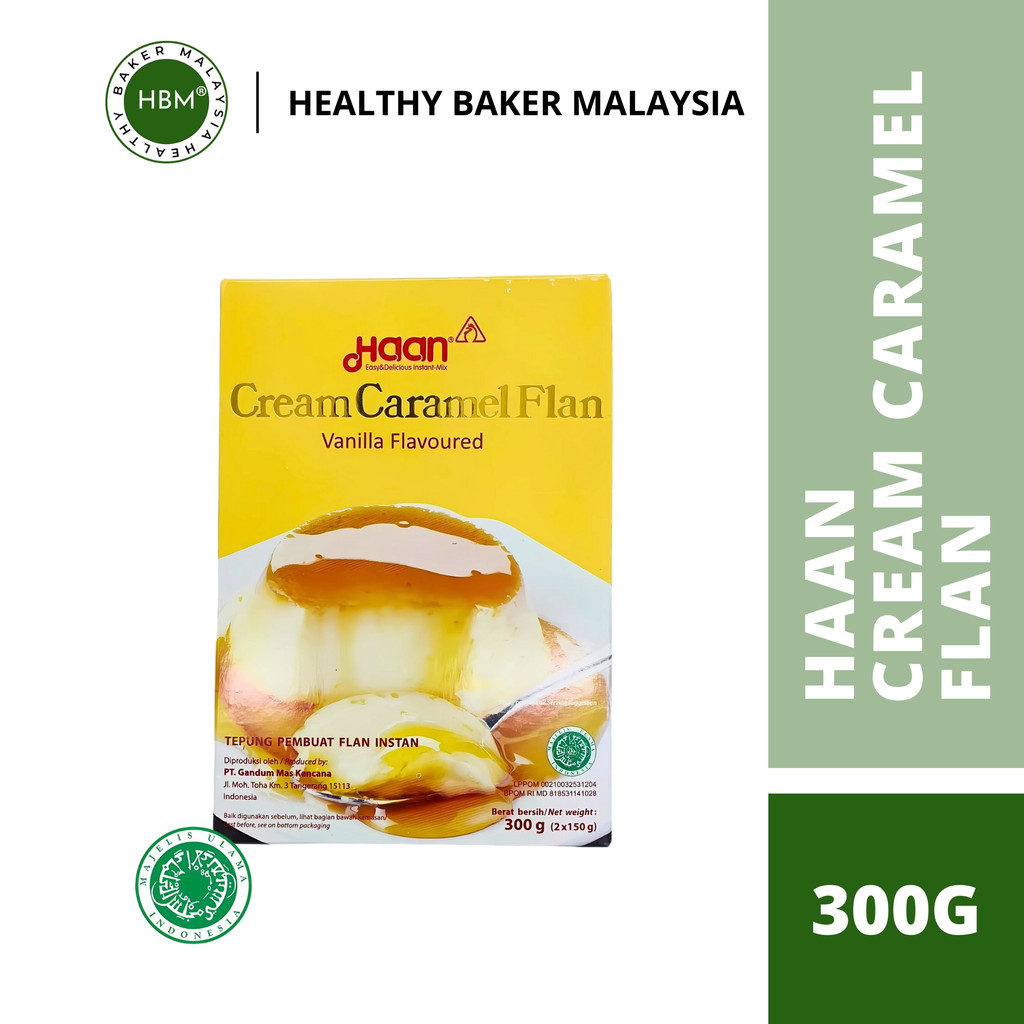 Haan Cream Caramel Flan 300GM | Flan Mix | Creme Brulee Flan Mix ...