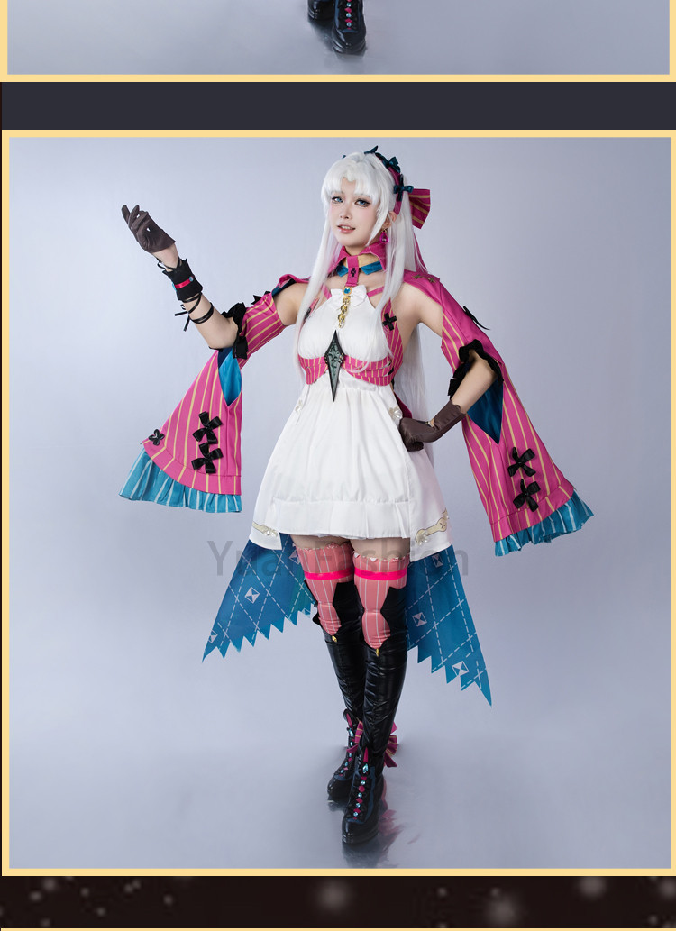 [Ready Stock] Wuthering Waves Carlotta Cosplay Costume - Authentic 2D ...