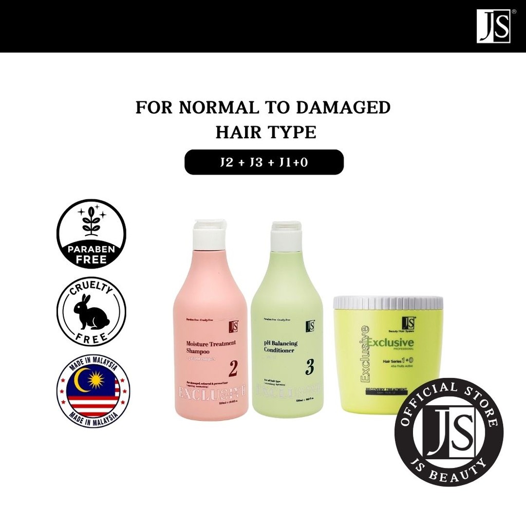 JS Exclusive Value Set C - For Normal to Damaged Hair Type (Shampoo ...