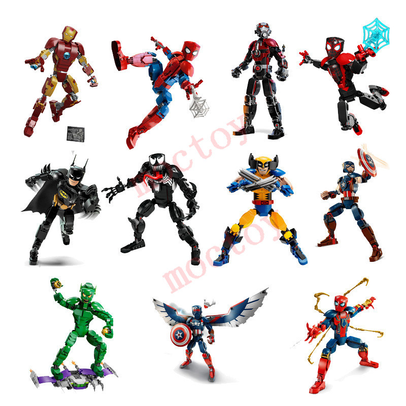 New 300+PCS DC 76296 New Captain America Construction Figure Buildable ...