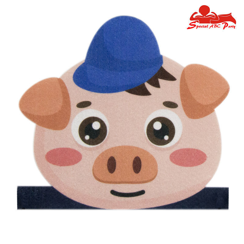 Children's Three Little Pigs Build House Props Headgear Cartoon Cute ...