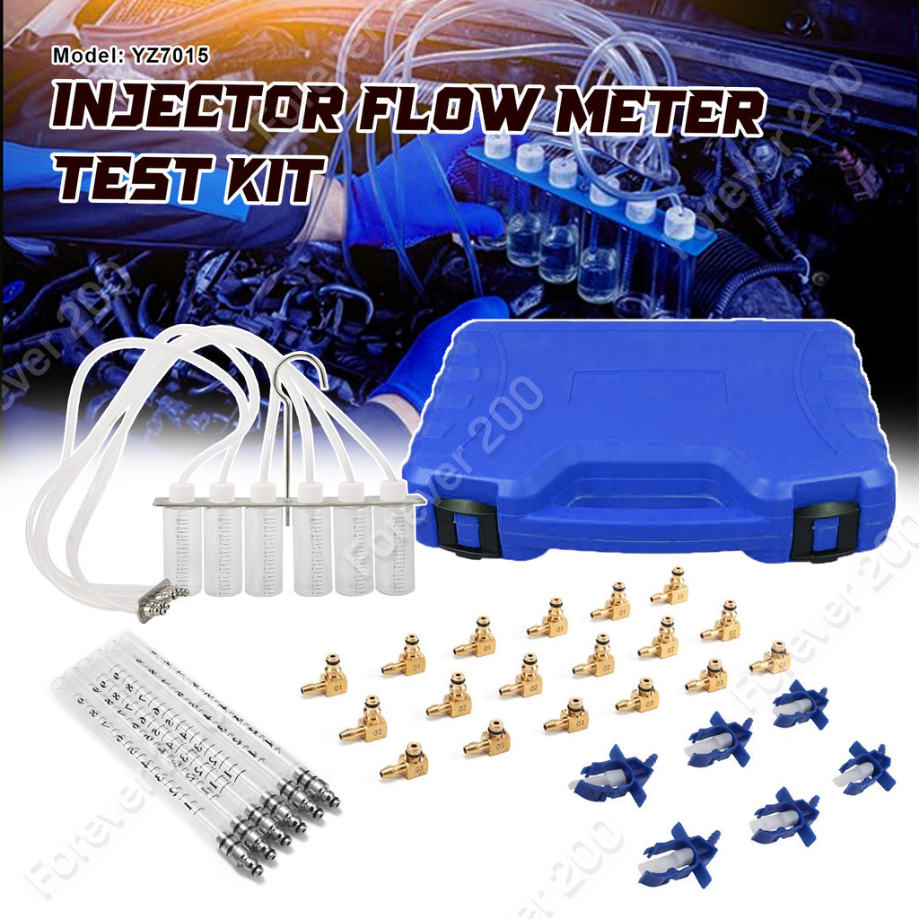Diesel Injector Tester Kit Flow Meter Test Tool Kit Common Rail Adaptor ...