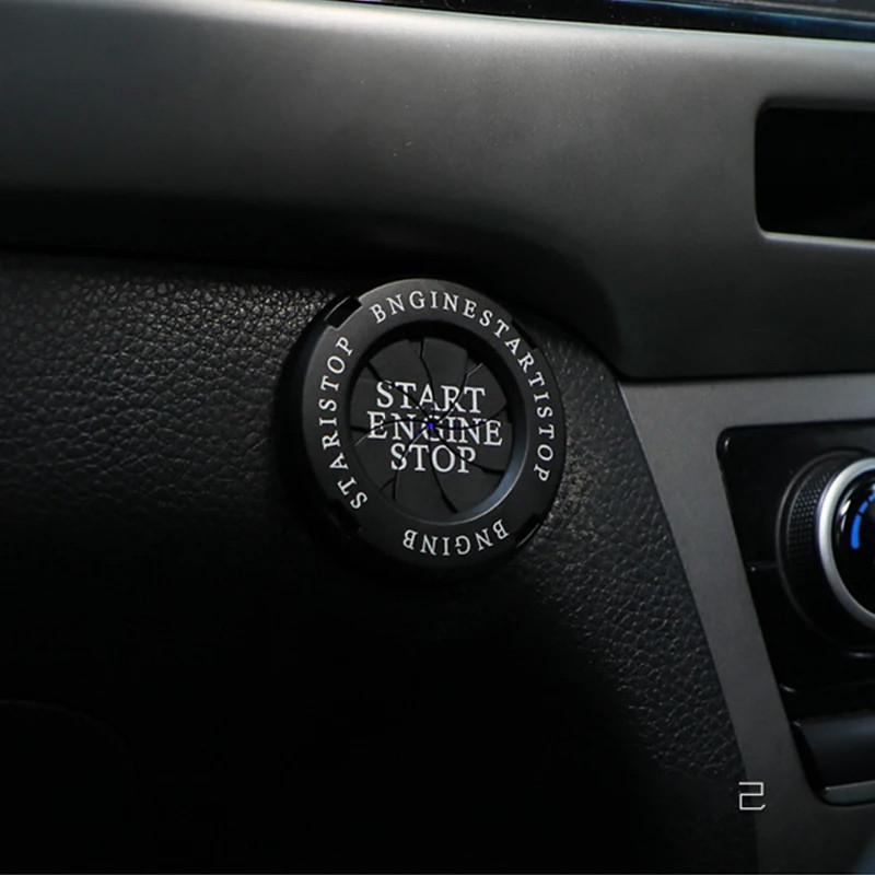 Mercedes Benz Car Motocycle Rotary Push Start Button Cover Automotive ...