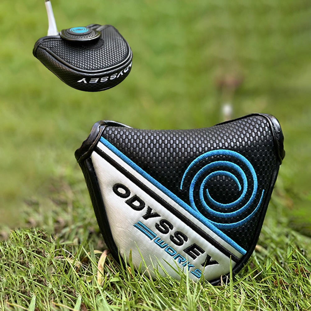 ODYSSEY Golf Putter Cover Horn Head Protective Cover Straight Semi ...