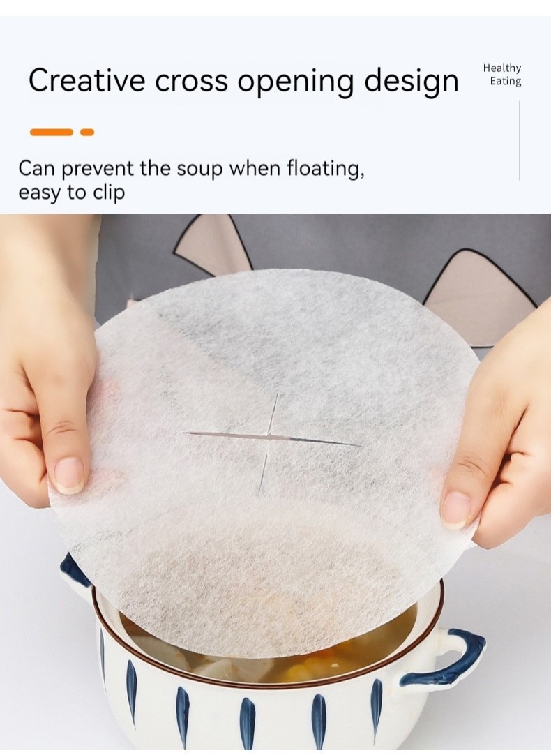 Oil Absorbing Paper Disposable Non-toxic Soup Oil Absorb Fried Food ...