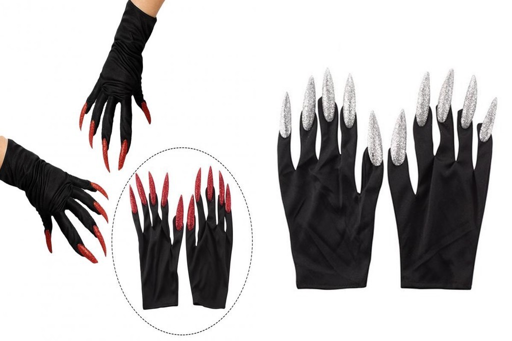 Witch Cosplay Gloves Halloween Witch Gloves Sparkly Witch Gloves for ...