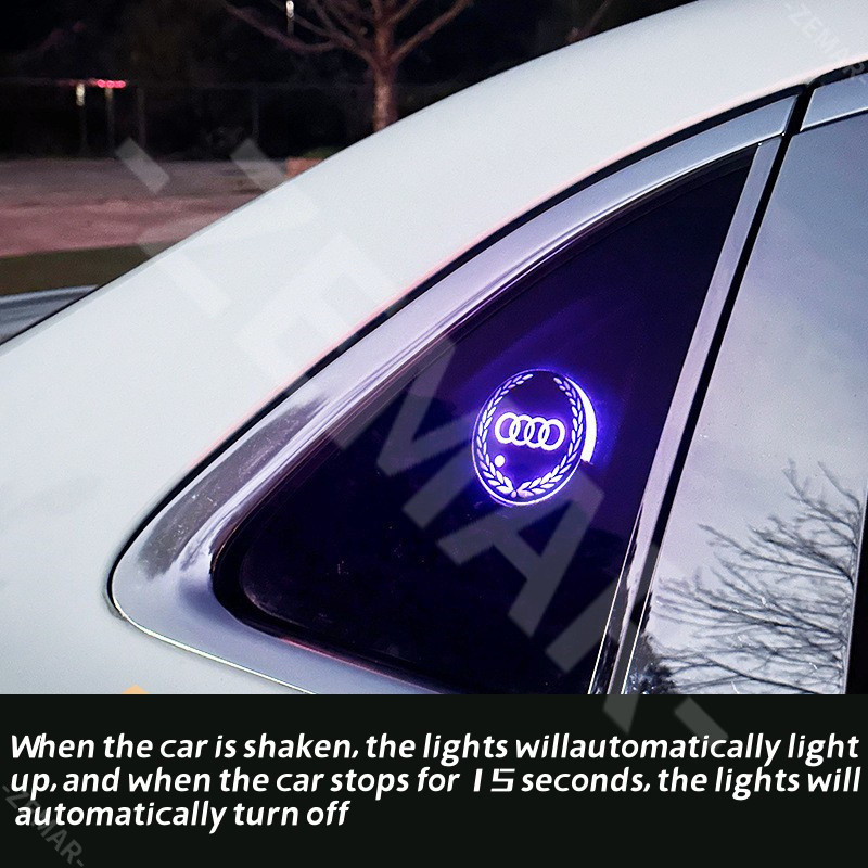 Universal Toyota Car Triangle Window LED Decorate Light Car Rear Window ...