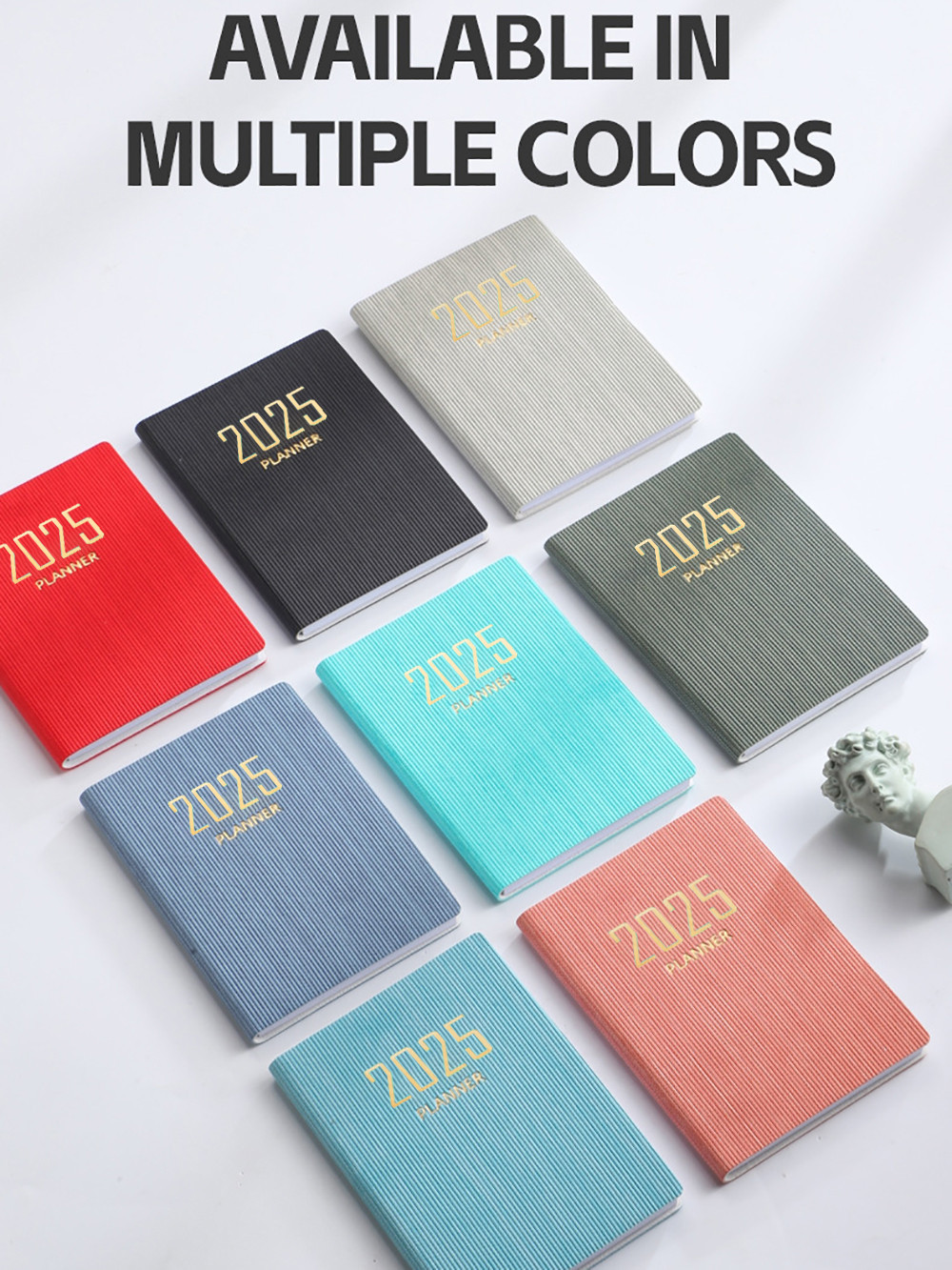 2025 A7 Mini Pocket Notebook 365 Days Notepad Diary Notebook Planner ...