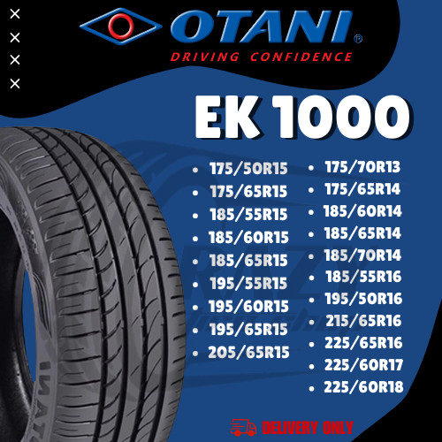 OTANI EK1000 13 14 15 16 17 18 inch CAR KERETA TYRE TIRE TAYAR SIZE ...