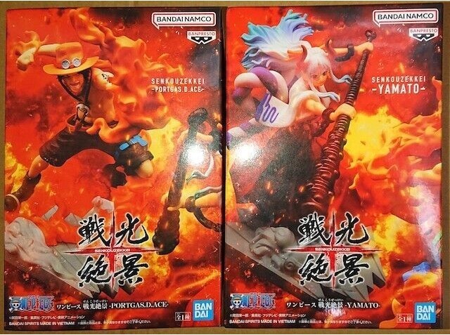 Banpresto One Piece Senkozekkei Portgas D ACE & Yamato | Shopee Malaysia