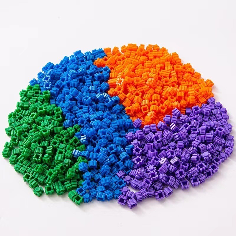 Building Block Parts More Than 20 Different Colors 3 Different Shapes ...