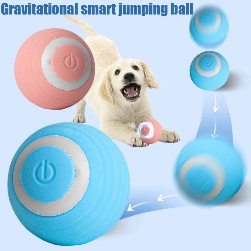 Pet Toys - Cat Dog Intelligent Electric Jump Ball - USB Charging ...
