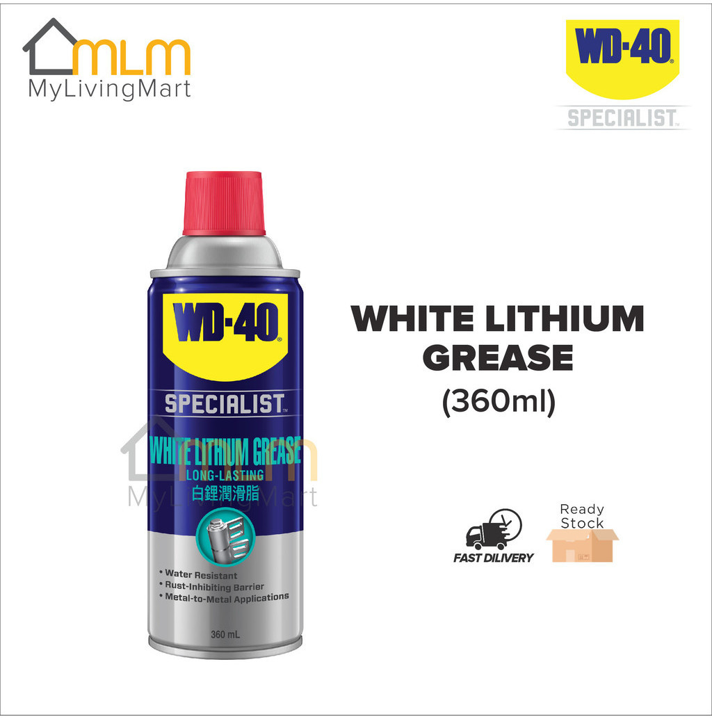 WD-40 Specialist High Performance White Lithium Grease 360ml | Shopee Malaysia