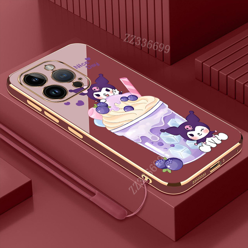 Casing Honor X7A X7B 5G X7 Ice Cream Kuromi Phone Case soft Silicone ...