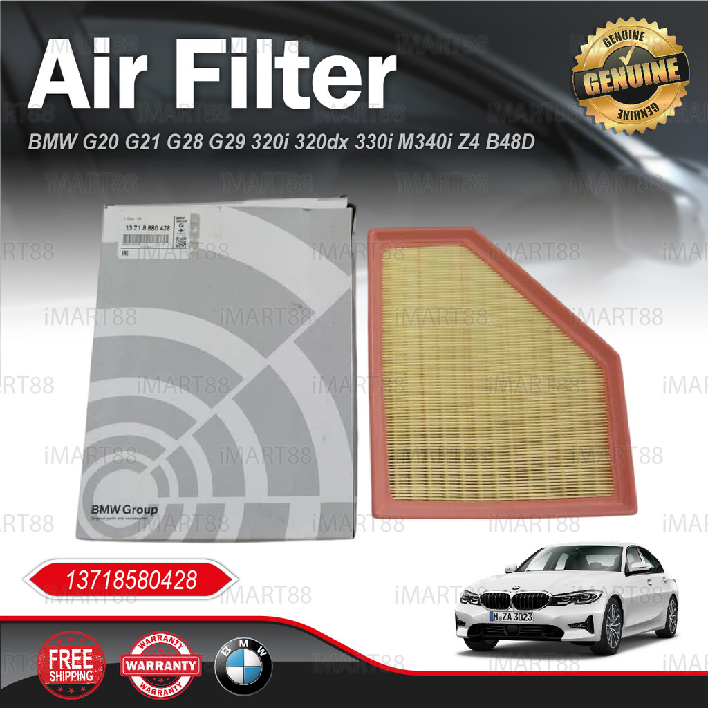 Engine Air Filter 13718580428 BMW G20 G21 G28 G29 320i 320dx 330i M340i ...
