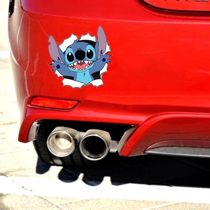 Scratch Star Treasure Creative Anime Stitch Stitch Decoration Car Body ...