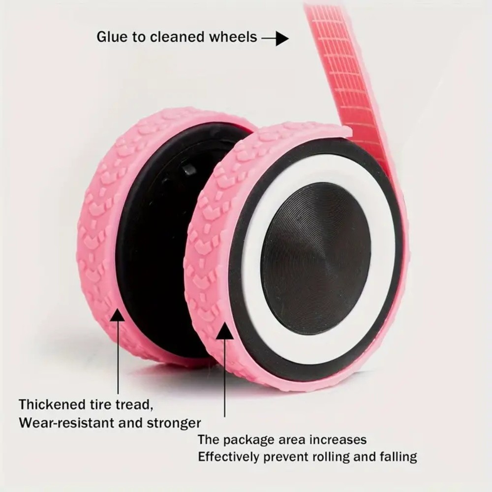4pcs Croppable Luggage Wheel Protector Travel Luggage Wheels Cover ...