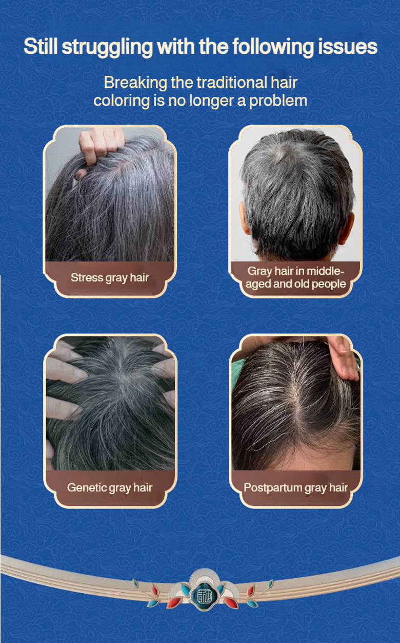 Vegetable Extracts hair dye hair color dye Hair damage Nonsticky scalp ...