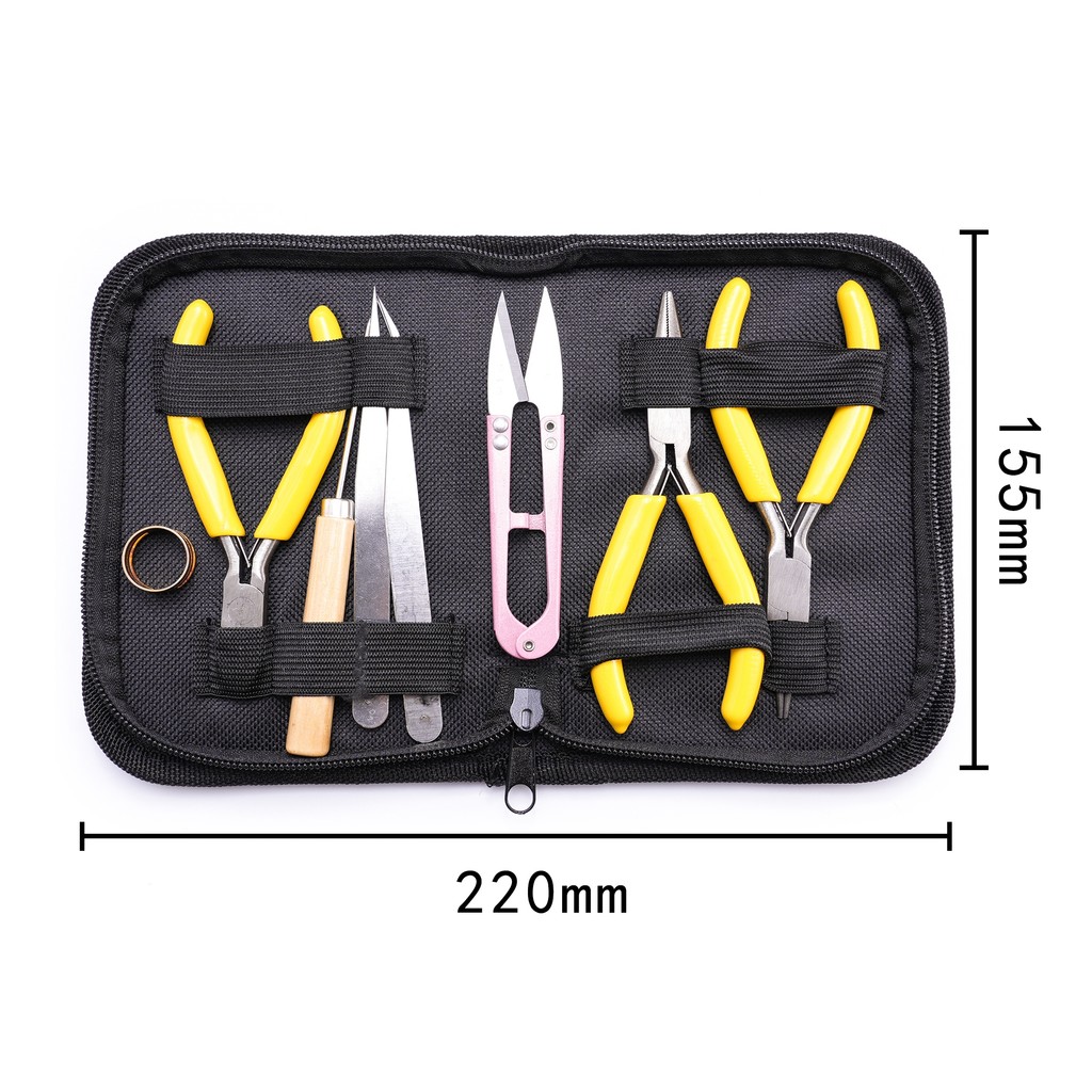 8pcs/set of jewelry handmade beading tool set, pliers and scissors for ...