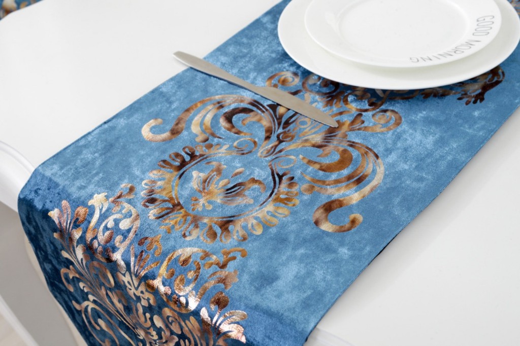 European Table Cloth Runner 4 6 8 Seaters Kain Alas Meja Hiasan Table ...