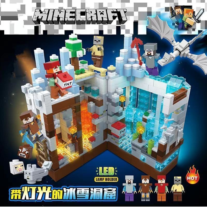 【Ready Stock】LEGO minecraft building block toys besar minecraft ...