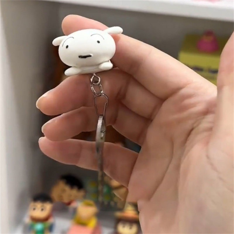 Crayon Shin-chan Dog Nest Keychain Anti-Loss Decorative Dual-Purpose ...