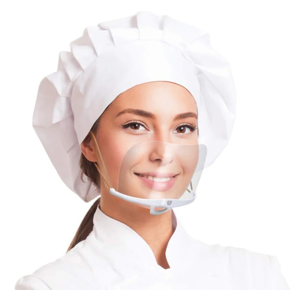 1/5Pcs Hygiene Mask - Chef Mouth Mask - Catering Waiter Mouth Mask ...