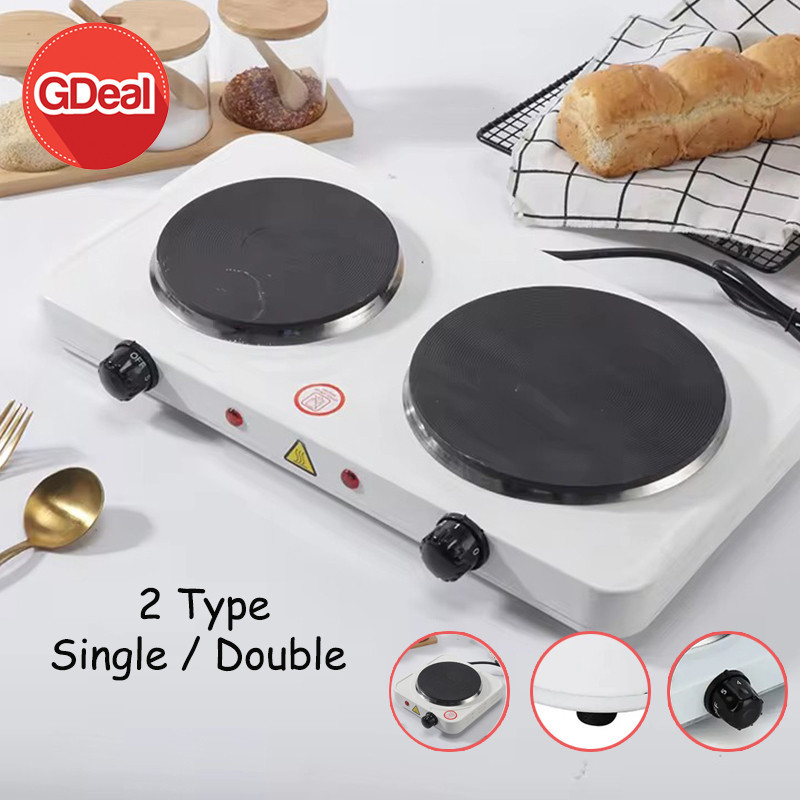 GDeal Cooking Single/Double Normal Electric Flat Stove Burner Kitchen ...