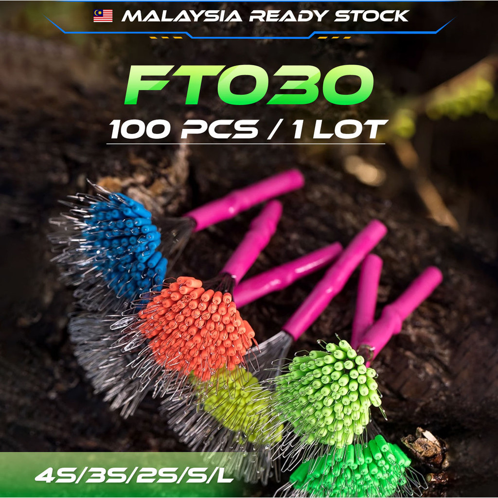 【MR.T】100pcs Stopper Pancing Silikon | Bobber Stopper Straight Column ...