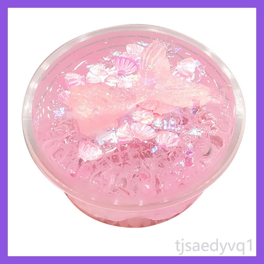 Mermaid Tail Mud Slime Supplies Squishies Mixing Cloud Fluffy Scented ...